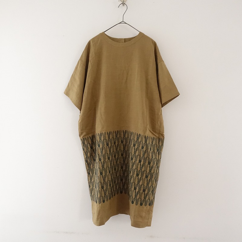 【2023SS ミナペルホネン mina perhonen pomppia リネンエンブロイダリーワンピース】をお買取りさせていただきました。